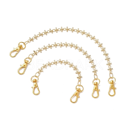 3Pcs 3 Sizes Brass OT Link Chain Bag Extender Chains AJEW-BA00179-1