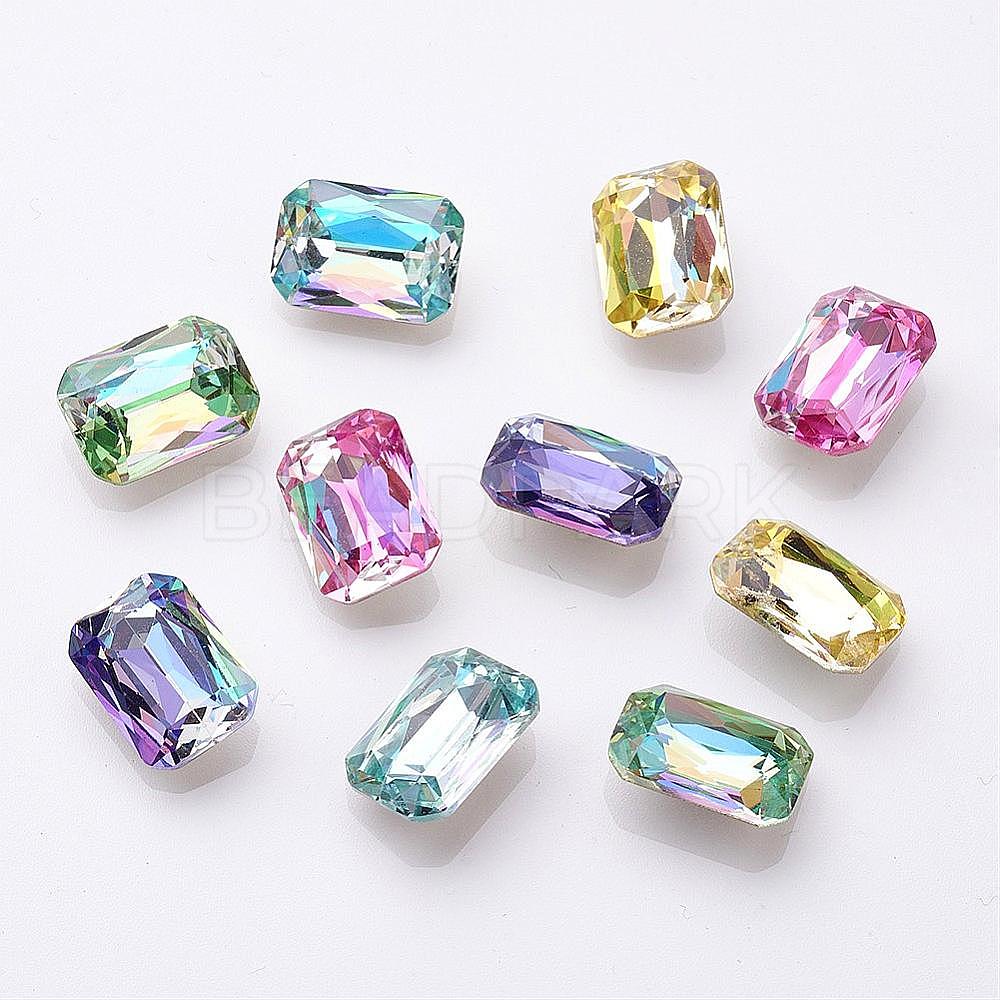 K9 Glass Rhinestone Cabochons - Beadpark.com